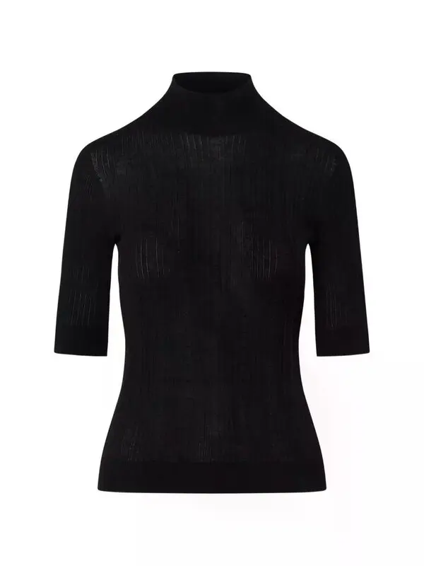 Liu Jo Wool Top With Rhinestones