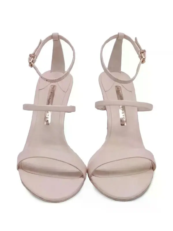 SOPHIA WEBSTER Leather Ankle Strap Stiletto Sandals