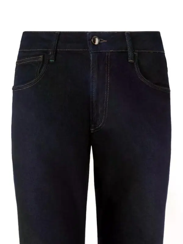 Pal Zileri Contrast-stitch Five-pocket Jeans