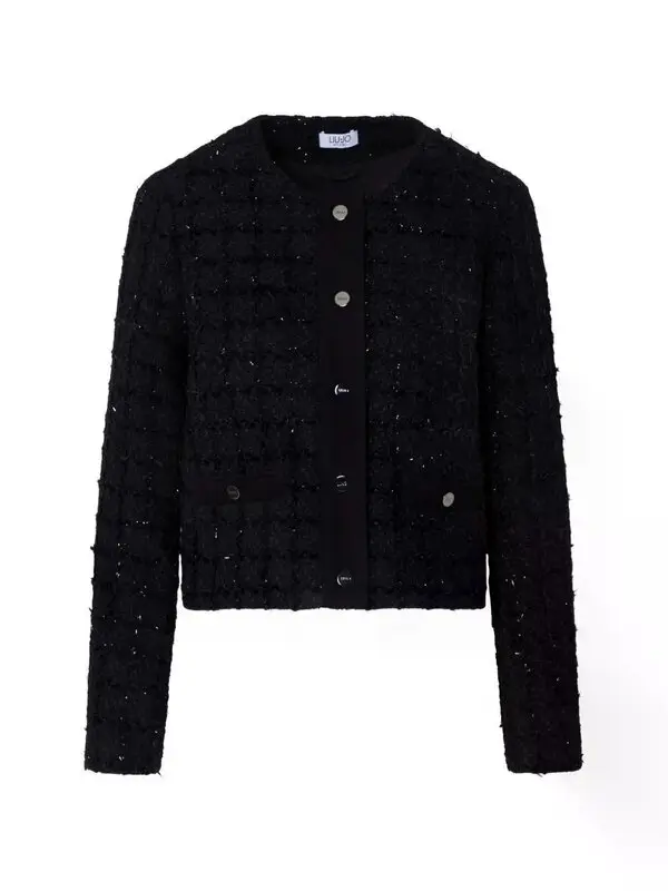 Liu Jo Bouclé Jacket - Black