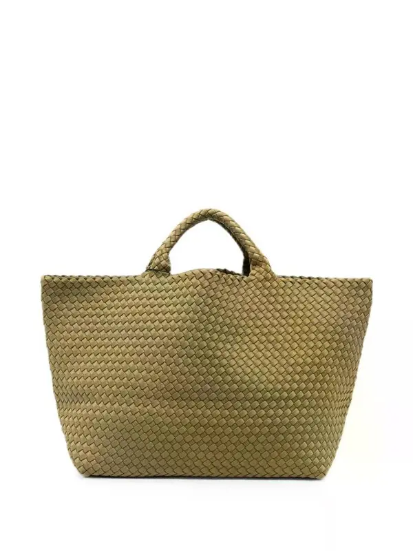 NAGHEDI Large St Barths Woven Tote Bag - Green