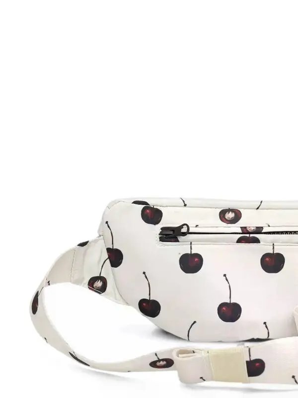 Stine Goya Cherry-print Belt Bag - White