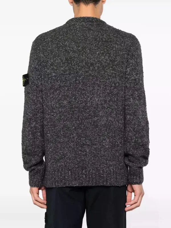 Stone Island Marl-knit Crew Neck Sweater