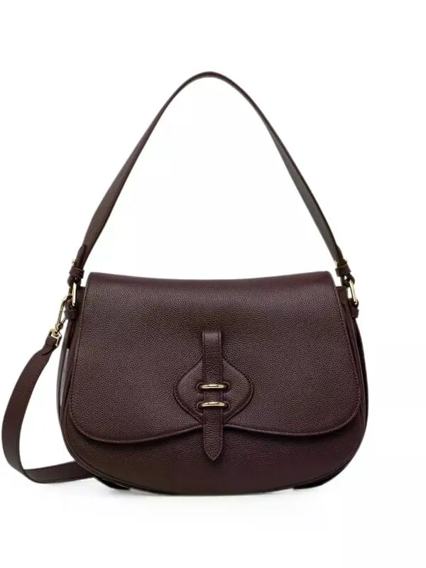 COCCINELLE Grained Leather Shoulder Bag