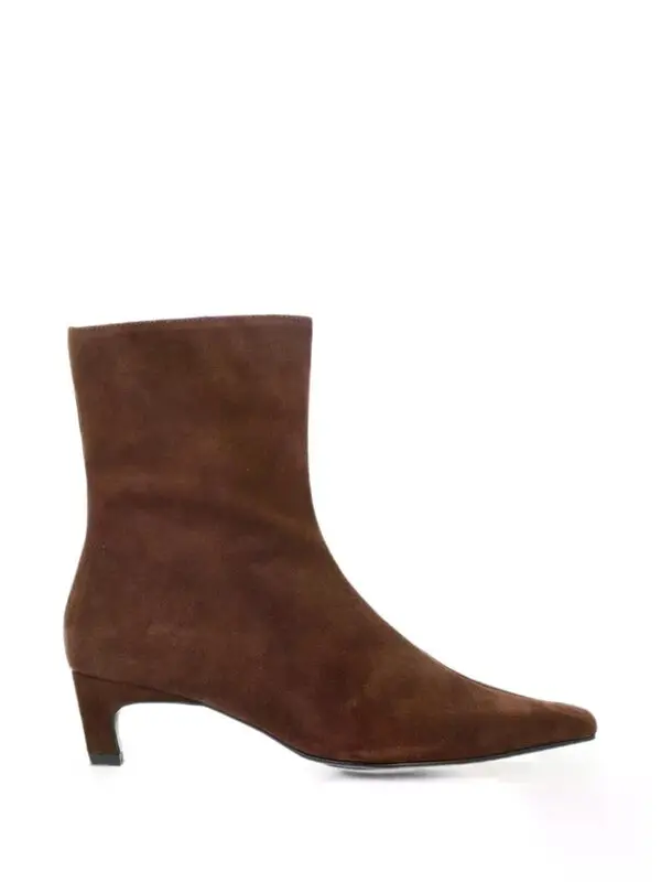 ALOHAS Suede Ankle Boots - Brown