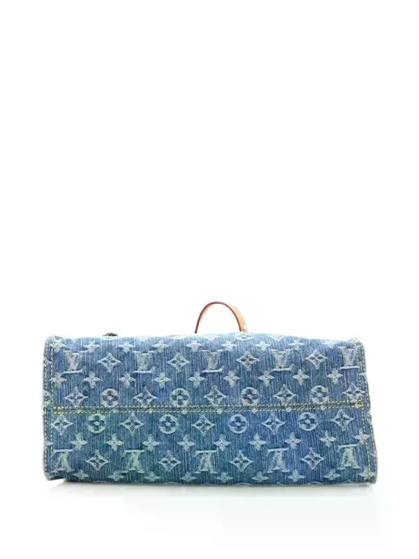 LOUIS VUITTON Monogram Denim Mm Tote Bag