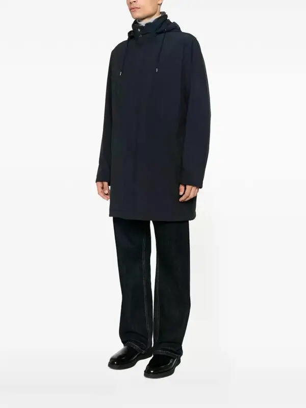Herno Hooded Faux-fur Trim Jacket