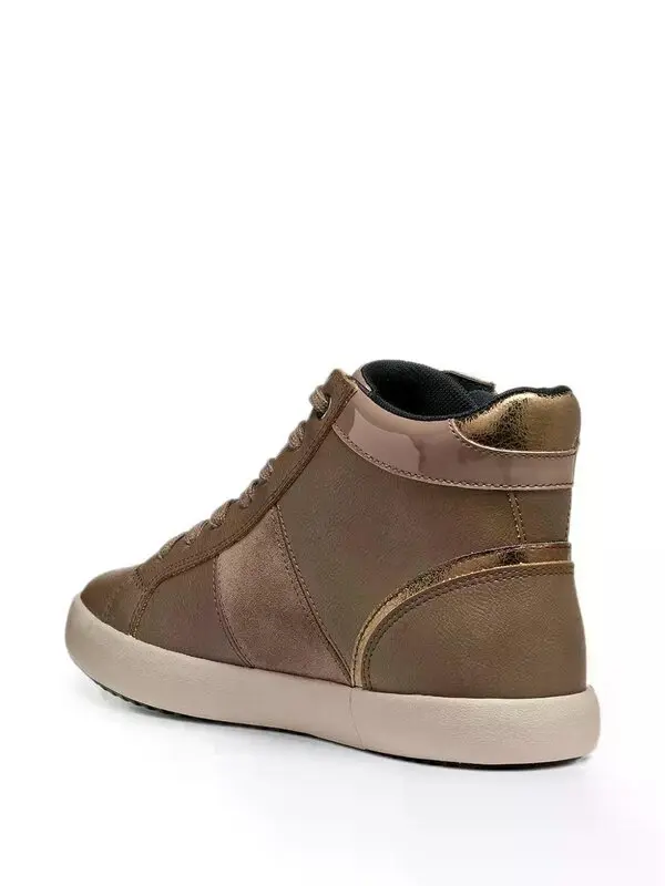 Geox Blomiee Panelled High-top Sneakers