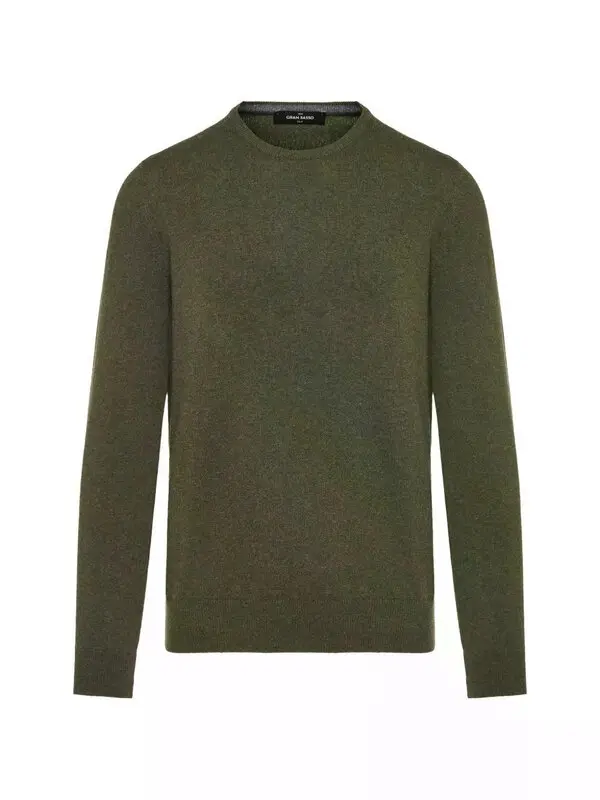 GRAN SASSO Crew-neck Long-sleeve Sweater - Green