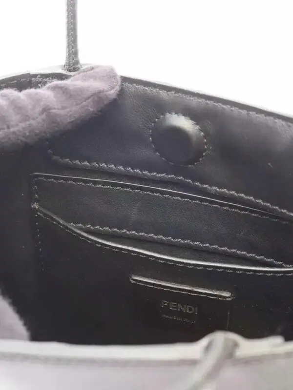 Fendi 2000s Small Debossed-logo Tote Bag