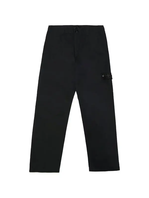 Stone Island Belt-loops Trousers - Black