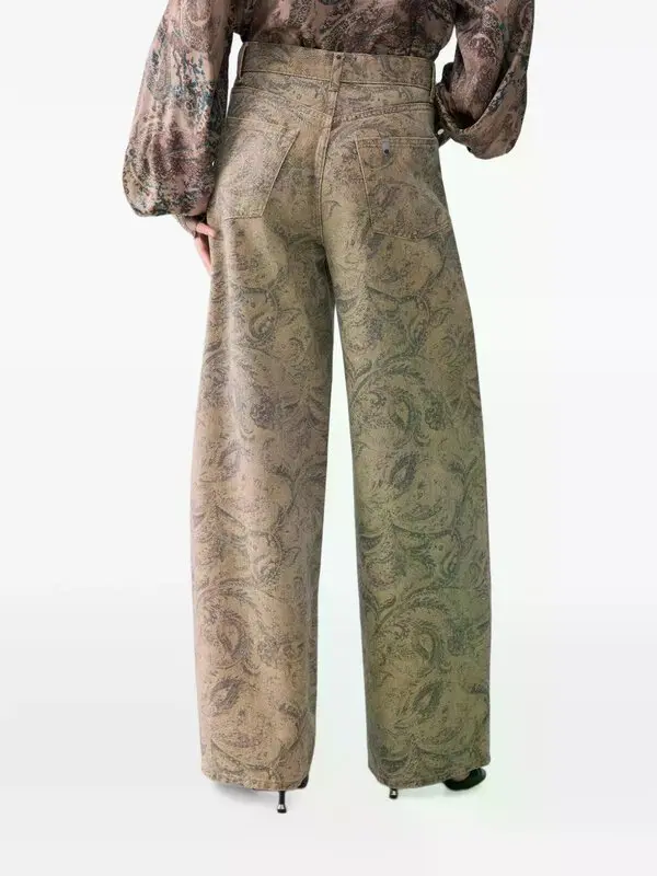 Liu Jo Boyfriend Trousers With Glitter Print