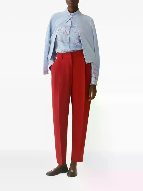 Fabiana Filippi Pleated Pressed-crease Trousers