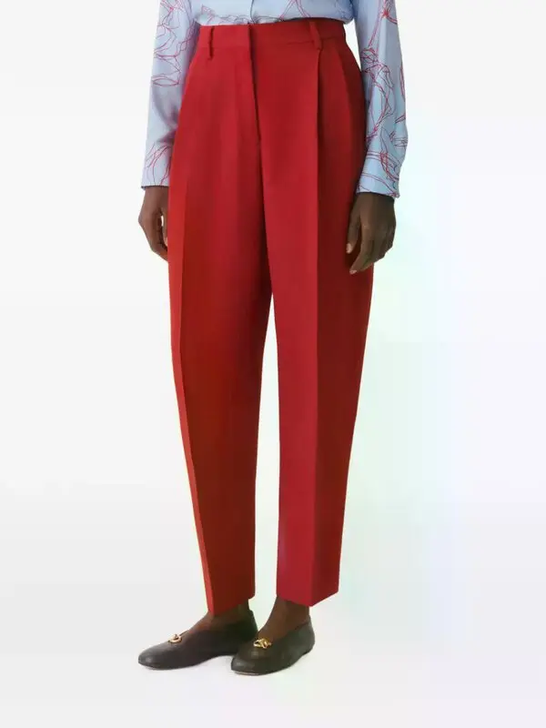 Fabiana Filippi Pleated Pressed-crease Trousers