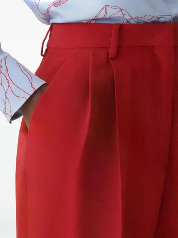 Fabiana Filippi Pleated Pressed-crease Trousers