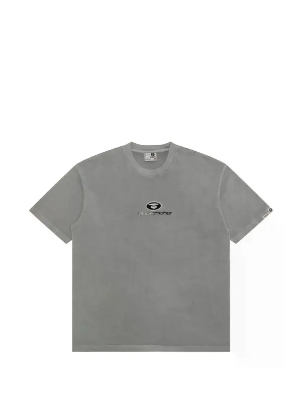 AAPE BY *A BATHING APE Moonface Graphic-print T-shirt - Grey
