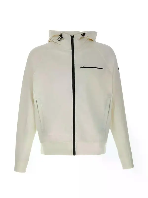 BLAUER. Shaw Zip-up Hoodie - Neutrals