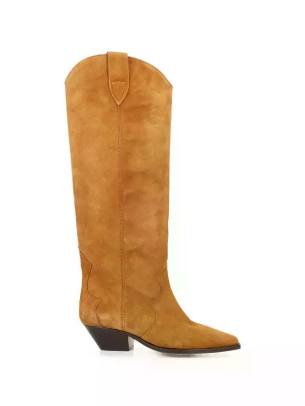 Isabel Marant Étoile Suede Pointed-toe Boots - Brown