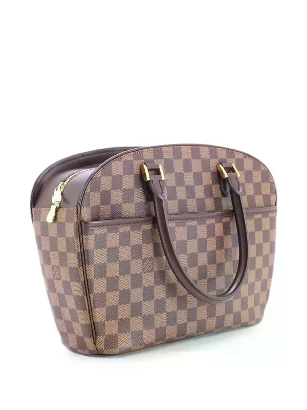LOUIS VUITTON Sarria Handbag Damier Horizontal Satchel - Brown