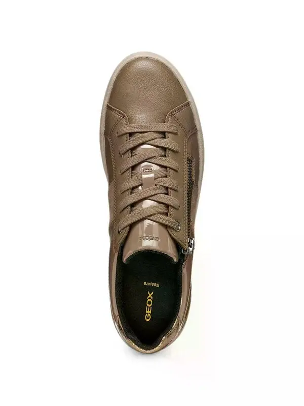 Geox Side-zip Panelled Sneakers
