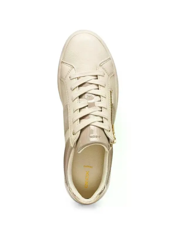 Geox Panelled Zip Detail Sneakers