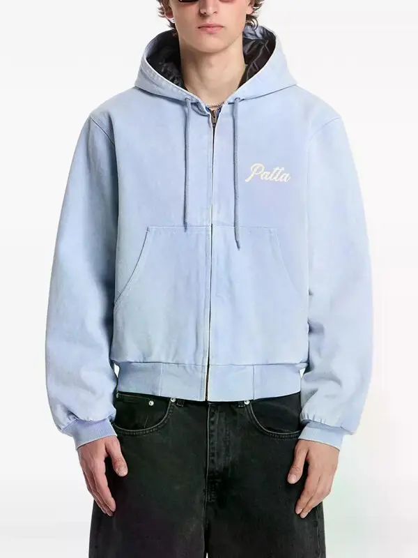 PATTA Peace Hooded Jacket - Blue