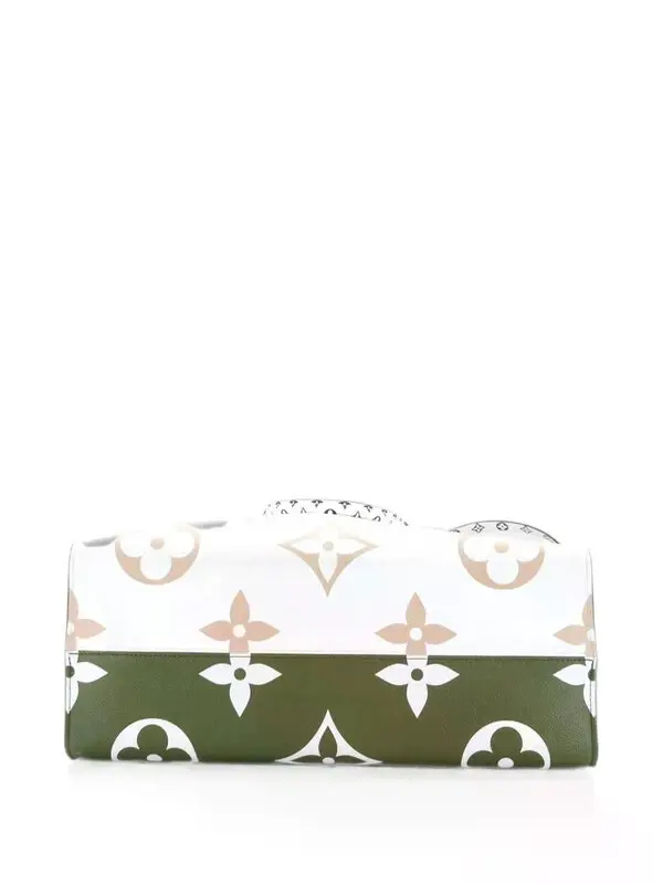 LOUIS VUITTON Onthego Gm Limited Edition Colored Monogram Giant Tote Bag - Green