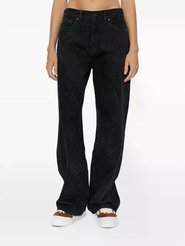 Casablanca Monogram-print Jeans