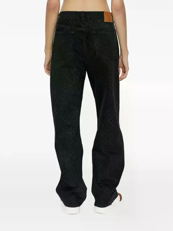 Casablanca Monogram-print Jeans