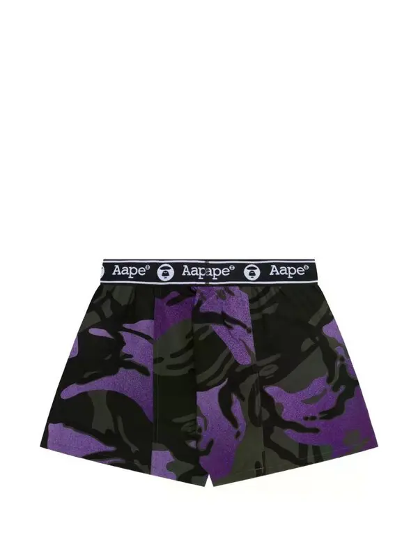 AAPE BY *A BATHING APE Camo-print Boxers - Black