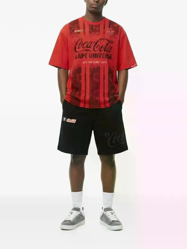 AAPE BY *A BATHING APE X Coca-cola Graphic-print T-shirt