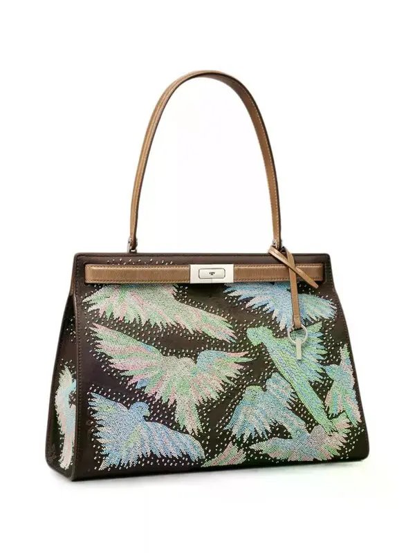 Tory Burch Classic Lee Radziwill Beaded Bag