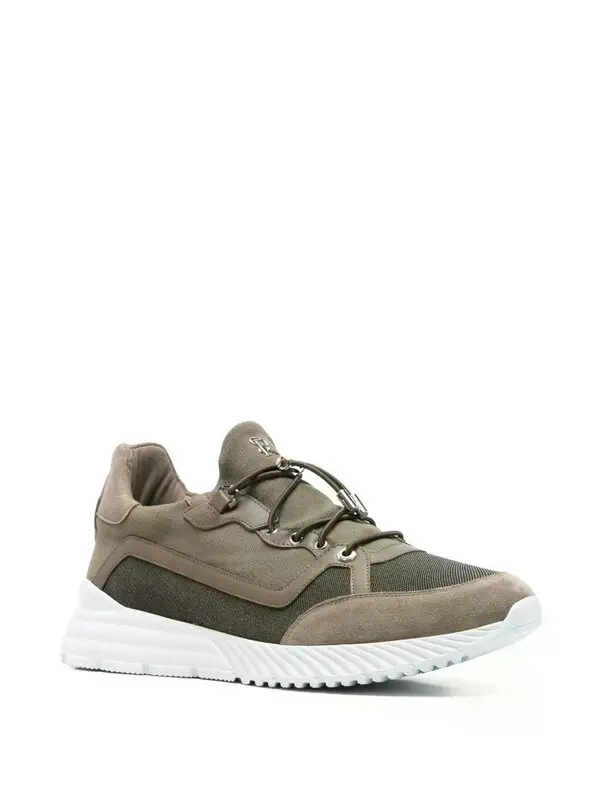 Stefano Ricci Suede-panelled Sneakers