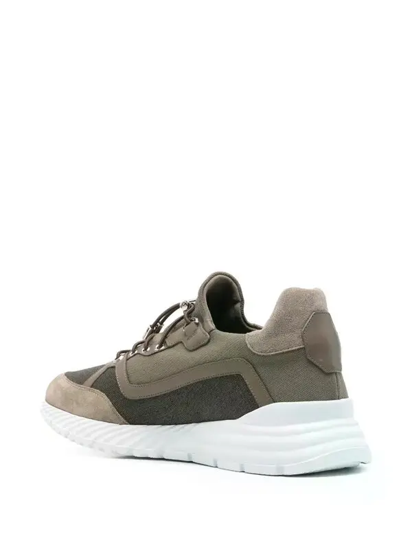 Stefano Ricci Suede-panelled Sneakers