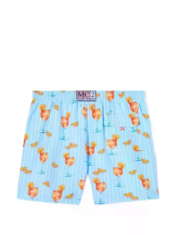 MC2 SAINT BARTH Gustavia Aperol Swim Shorts