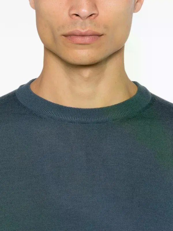 Canali Wool Crew-neck Sweater