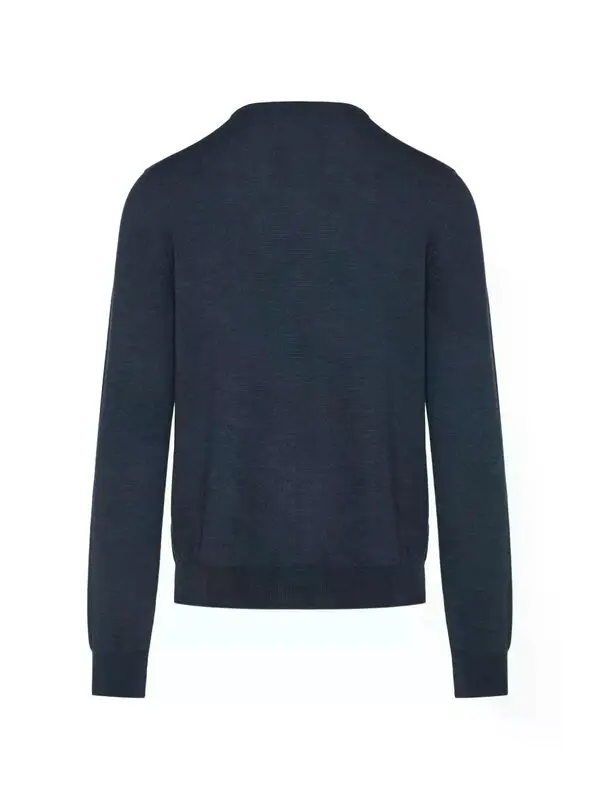 GRAN SASSO Fine Knit Crew Neck Long Sleeve Sweater
