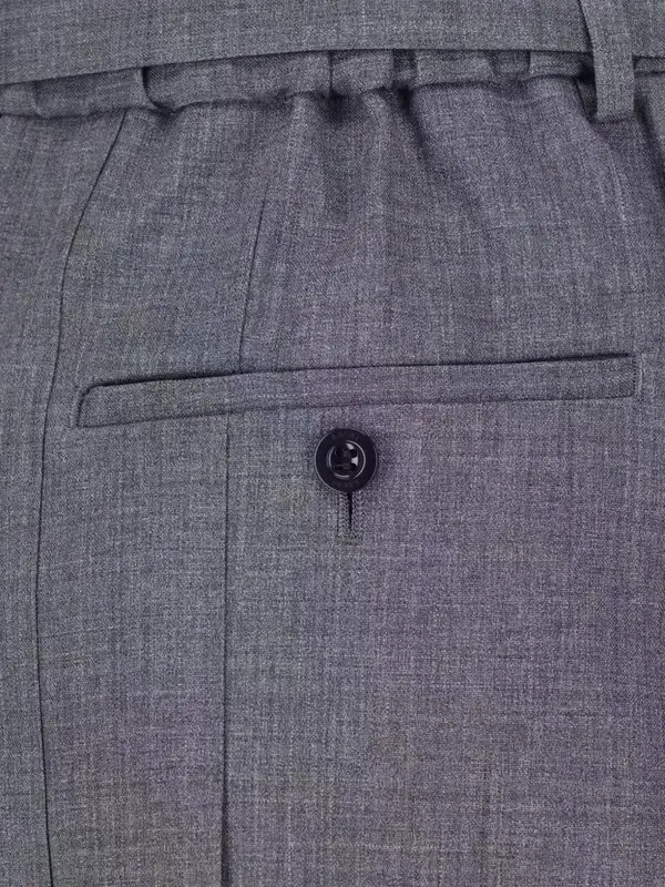 Sacai Pleated Belted Shorts - Grey