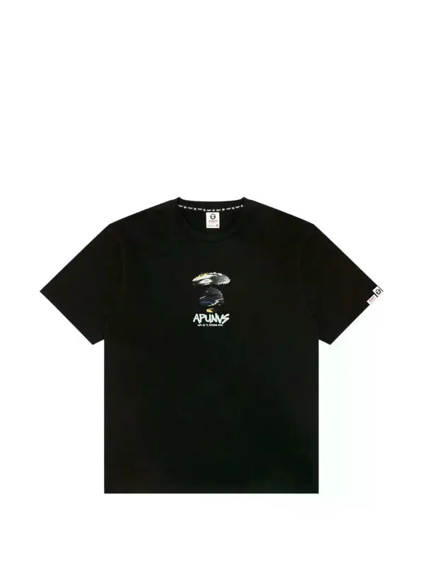 AAPE BY *A BATHING APE Aapeunvs Graphic-print T-shirt - Black