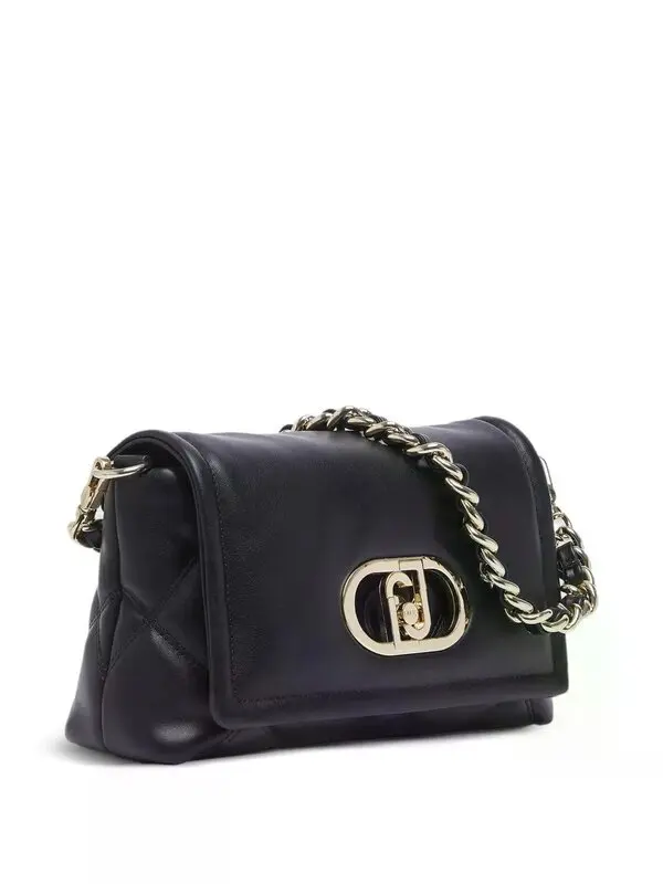 Liu Jo Lapuffy Quilted Medium Shoulder Bag - Black