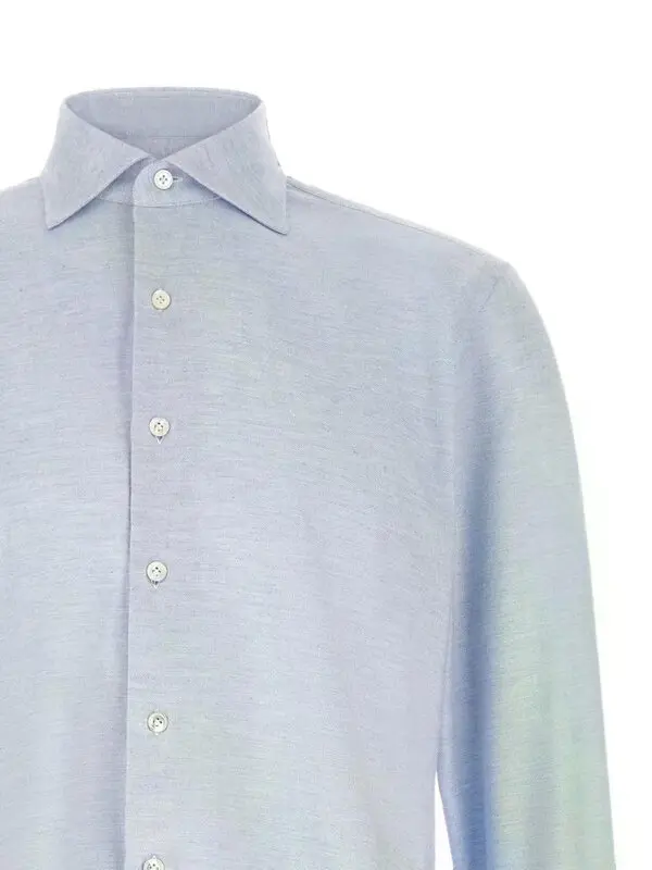 BORRIELLO NAPOLI Melange-effect Shirt