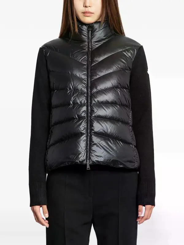 Moncler Padded Cardigan - Black