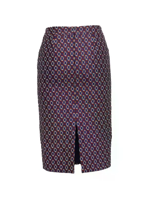 BOSS Patterned Pencil Skirt - Purple