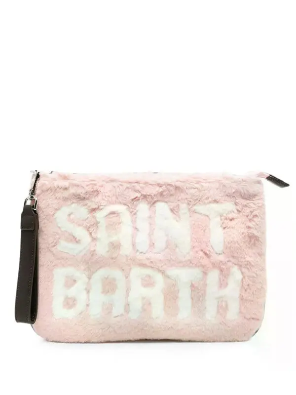 MC2 SAINT BARTH Mini Phone Bag Teddy Clutch Bag - Pink