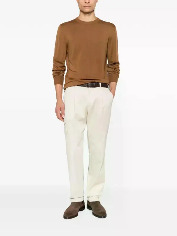 Canali Crew-neck Wool Sweater