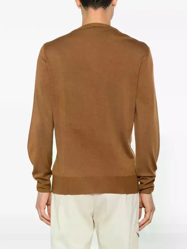Canali Crew-neck Long-sleeve Sweater