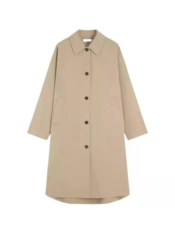 Tommy Hilfiger Button-up Collared Coat - Neutrals