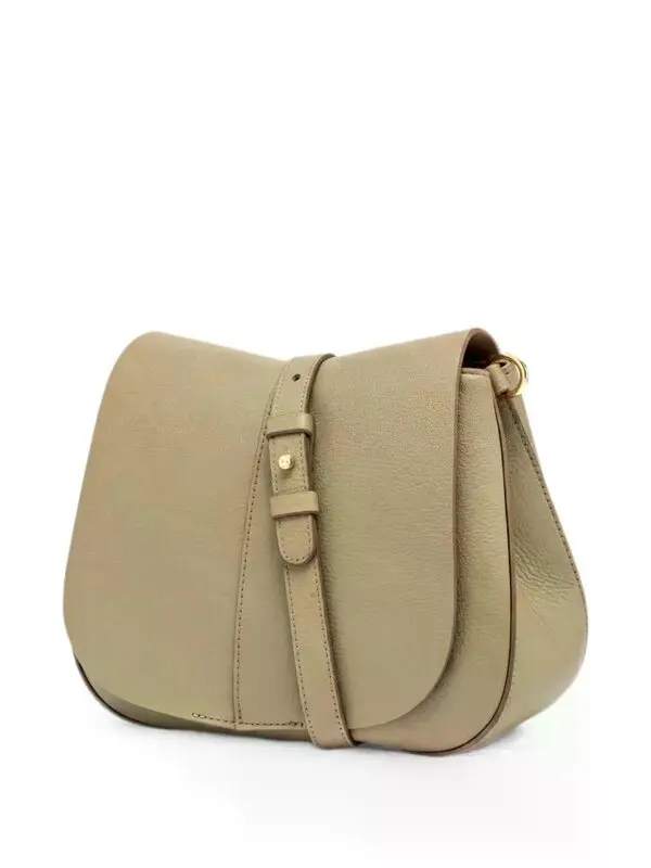 GIANNI CHIARINI Medium Helena Leather Shoulder Bag - Neutrals