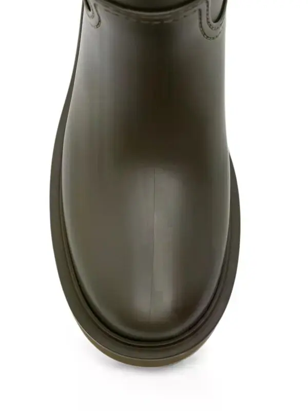 Moncler Kickstream Logo-patch Rain Boots