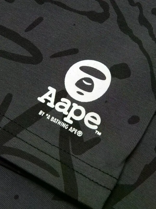 AAPE BY *A BATHING APE Moonface Graffiti-print Boxers
